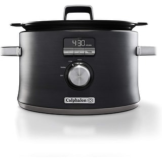 Slow Cooker with Digital Timer and Programmable Controls, 5.3 Quarts ...