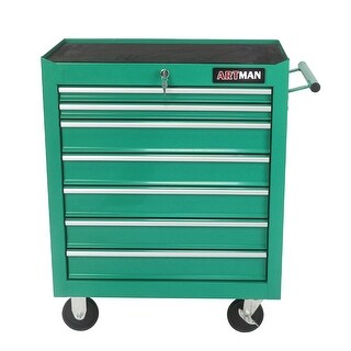 Versatile 7-Drawer Tool Cart with Smooth Mobility and Secure Locking ...