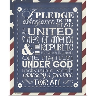"Pledge Of Allegiance" Poster Print - Multi - Bed Bath & Beyond - 16892254