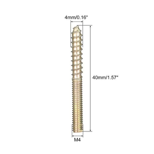 Hanger Bolts, 50pcs Double Ended Thread Dowel Screws for Wood Furnitur ...