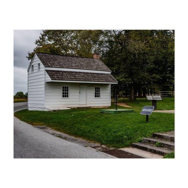 The Abraham Bryan House Photography Building Plant Art Print/Poster ...