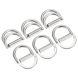 Double D-Ring Buckles, Metal Adjustable D Rings for Clothing Waistband ...