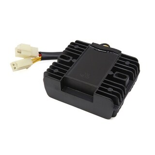 3 Terminal Black Metal Voltage Wires Regulator Rectifier for Motorcycle ...