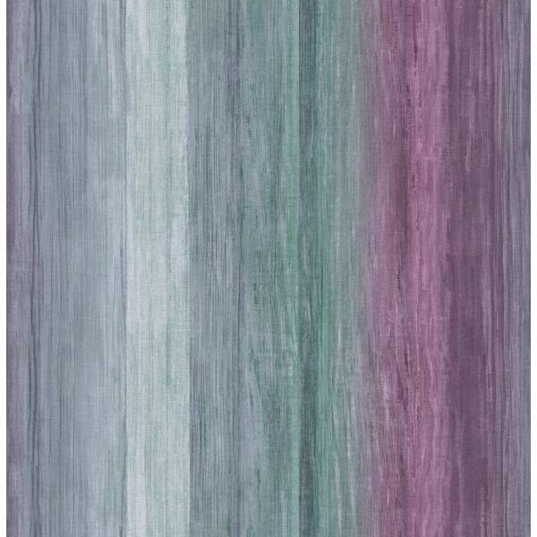 Seabrook Designs Preston Watercolor Stripe Unpasted Wallpaper - Bed ...