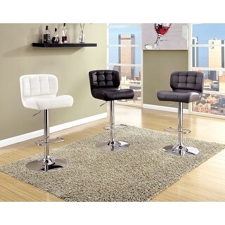 Modern Aesthetic Bar Stools Height Adjustable Bar Chairs Tufted Padded ...