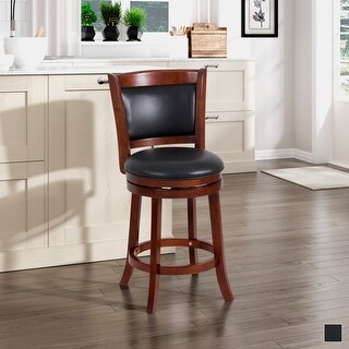 Aris Solid Back Swivel Barstool - Bed Bath & Beyond - 34736444