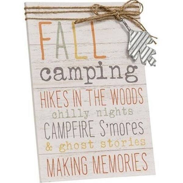 Fall Outdoor Words Wood Easel Sign - 8.5" high by 6" wide by .25" deep ...
