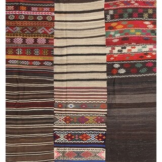 Ahgly Company Machine Washable Contemporary Bullet Shell Brown Area ...