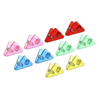 Multifunction Document Clip,10Pcs Triangular Clip for Book Page Corner ...