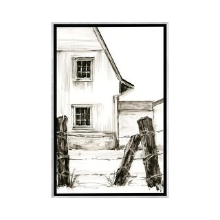 iCanvas "Rustic Barbed Wire I" by Ethan Harper Framed - Bed Bath ...