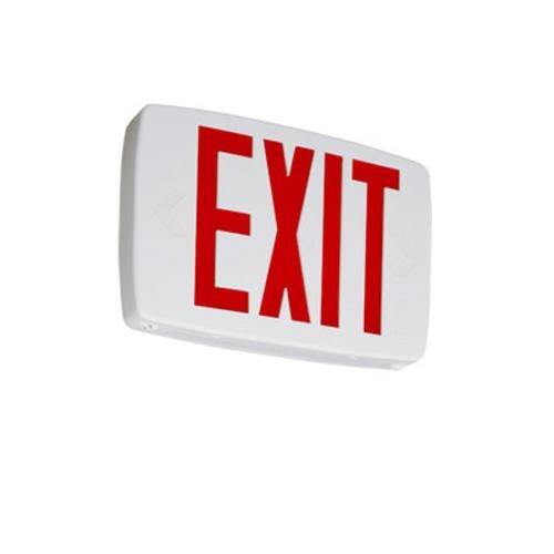 Lithonia Lighting 388066 Quantum Exit Sign With Led Lamps And Battery ...
