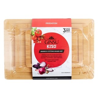 Ginsu 3-Piece Set Eco-Friendly Bamboo Cutting Boards - Bed Bath ...