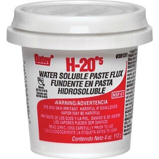 Oatey H-20 5 8 Oz. Water Soluble Flux, Paste - 1 Each - Bed Bath ...