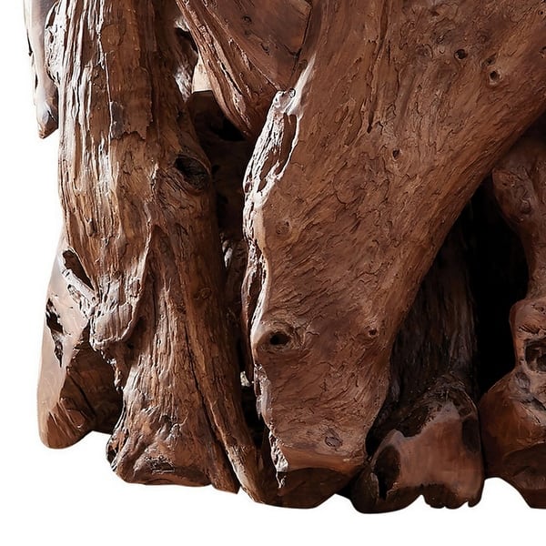 dining table tree trunk base