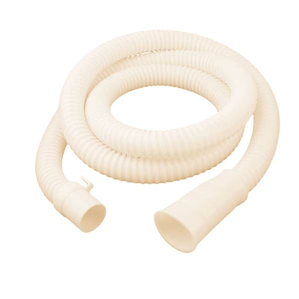 6.6Ft Long Washing Machine Discharge Drain Hose Pipe Connector Beige ...