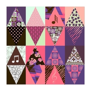 Patchwork Collage Pattern Patterns Art Print/Poster - Bed Bath & Beyond ...