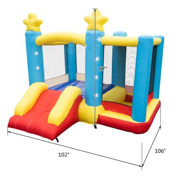 Outdoor Play Inflatable Jumping Castle with Slide for Kids Children ...