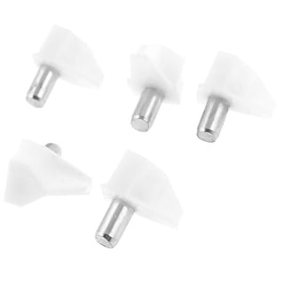 Unique Bargains Furniture Hardware Glass Wooden Shelf Support Pin 5pcs ...