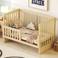 Full Size Convertible Crib Bed with Changing Table - Bed Bath & Beyond ...