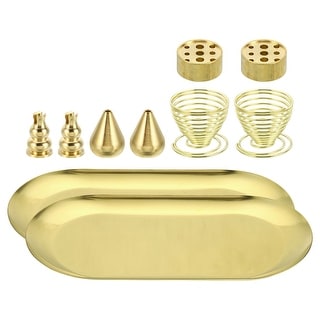 Incense Holder Kit 2set Incense Stick Holder Oval Plate Rack 3 Style ...