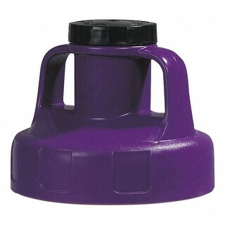 Oil Safe Utility Lid,w/2 In Outlet,HDPE,Purple 100207 - 1 Each - Bed ...