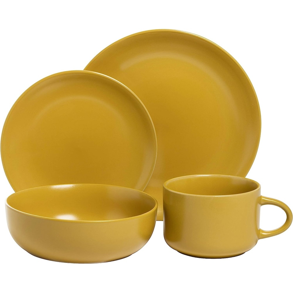 Yellow Stoneware Dinnerware Sets - Bed Bath & Beyond