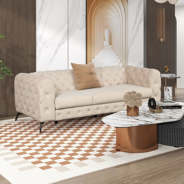 Sofa tufted back store