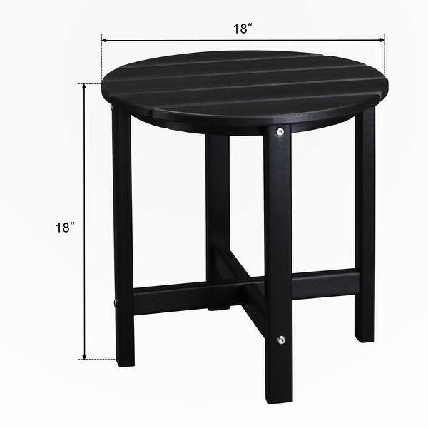 single leg side table