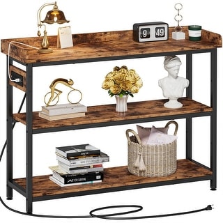 Console table with electrical sockets - 13"D x 43"W x 32"H - Bed Bath ...