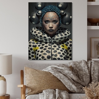 Designart "Avant Garde Fashion Portrait III" Woman Avant-Garde Print on ...