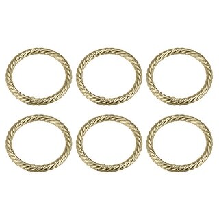 Purse Strap Rings, 6Pcs 47mm O Ring Metal Spring Snap Buckle for DIY ...