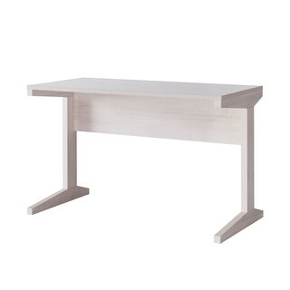 30 Inch Rectangular Wooden Desk with L Legs, White - Bed Bath & Beyond ...