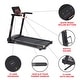 Sunny Health & Fitness Interactive Slim Folding Treadmill with Auto ...