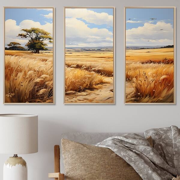 wheat framed art