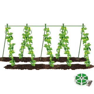 Agfabric 5 ft. H Growing Support Trellis for Raised Bed Climbing Plants ...