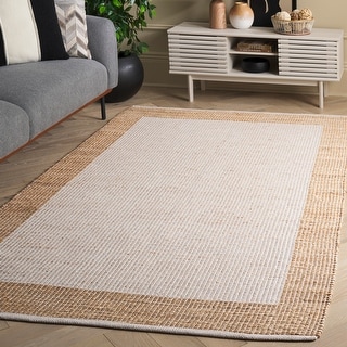 SAFAVIEH Handmade Natural Fiber Lence Farmhouse Jute Rug - Bed Bath ...