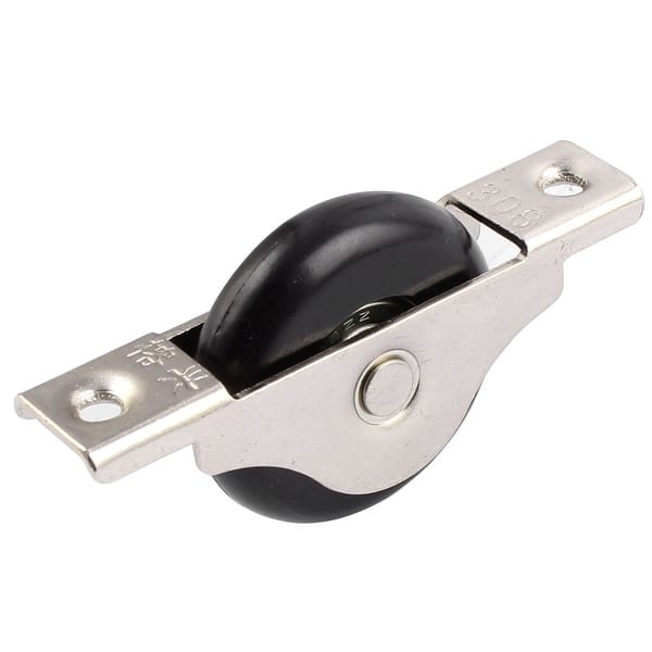 40mm Dia Nylon Wheel Cabinet Single Sliding Door Window Drawer Bin ...