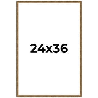 24x36 Frame Gold Picture Frame - Complete Modern Photo Frame Includes ...