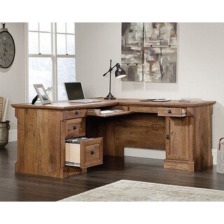 Sauder Palladia Collection L-Shaped Executive Office Desk - Bed Bath ...