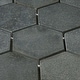 Vulcan Black 3 Inch Hexagon Honed Mosaic Tile - Bed Bath & Beyond ...