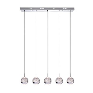 Perrier 5 Light Multi Light Pendant With Chrome Finish - Bed Bath ...