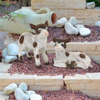 Design Toscano New Kids on the Farm Baby Goat Animal Statues (Set of 2 ...