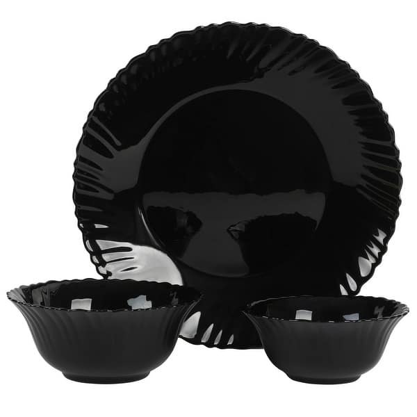 12 Piece Glass Dinnerware Set - On Sale - Bed Bath & Beyond - 38243222