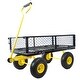 Yellow Garden Cart Trucks for Moving Firewood - Bed Bath & Beyond ...