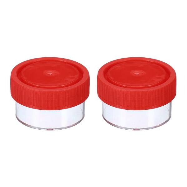 20mL Sample Cups 2Pcs Sample Containers Leak Proof Screw Cap for Lab ...