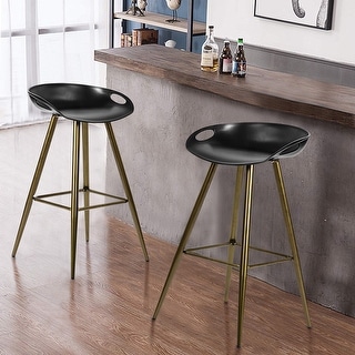 Modern Counter Height Backless Bar Stools Set of 2, Kitchen Island ...