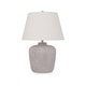 Signature Design by Ashley Danry Distressed Cream Table Lamp - 19.25" W x 19.25" D x 27.25" H ...