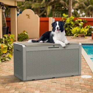 Deck box waterproof terrace garden swimming pool storage box - Bed Bath ...