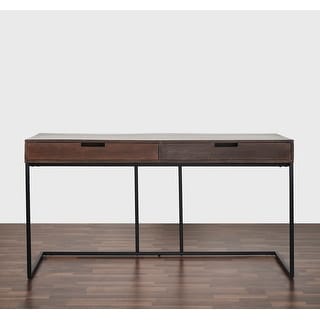 Chester 57" Solid Wood Writing Desk with 2 Drawers - N/A - Bed Bath ...