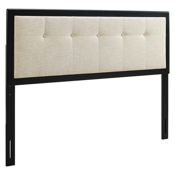Draper Tufted Fabric and Wood Headboard - On Sale - Bed Bath & Beyond ...